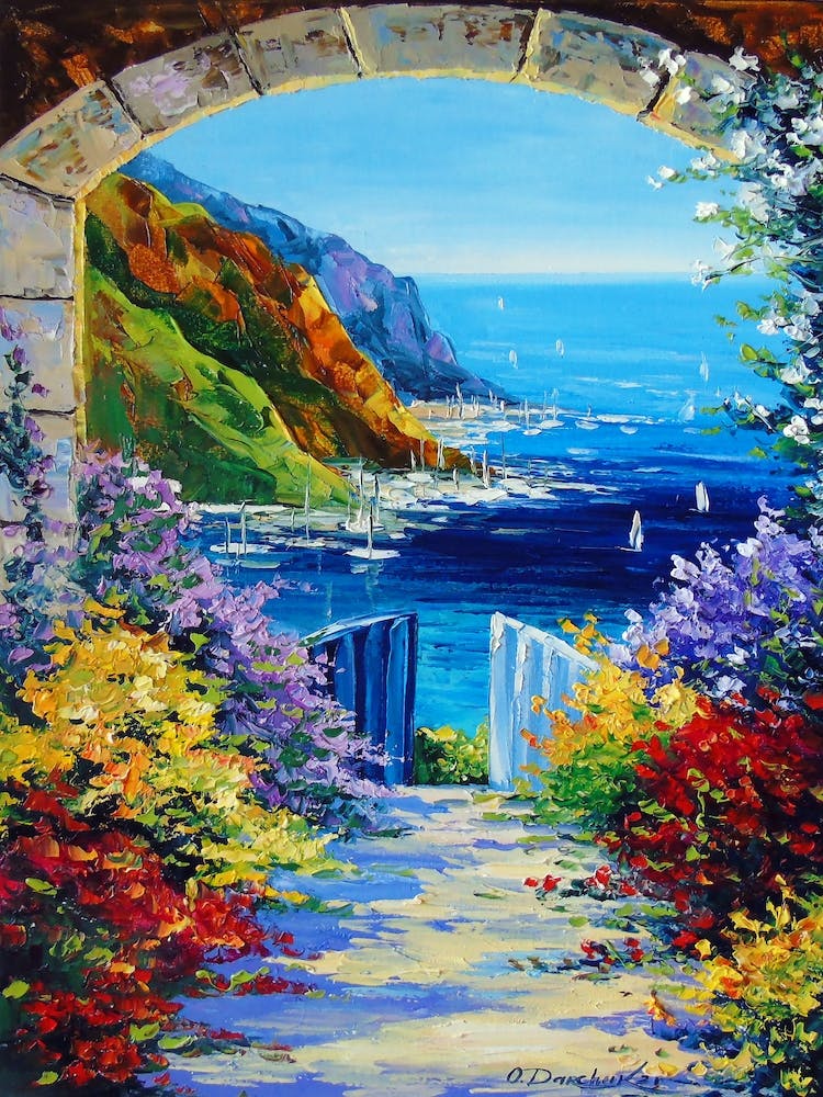 sea view Art Print by Olha Darchuk – Fy!