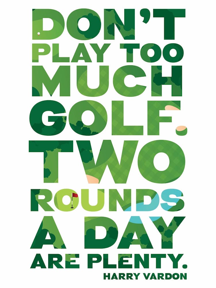 Golf Fy Art Print by Fy!