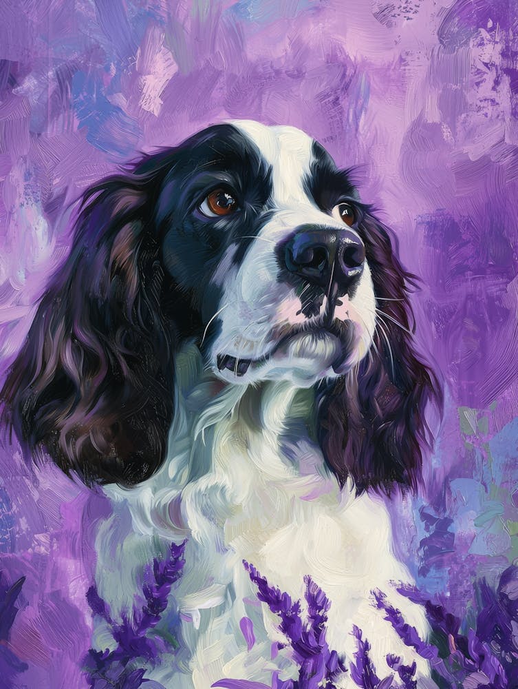 Springer Spaniel.Generated AI. 5 Art Print by Domanin_photo – Fy!