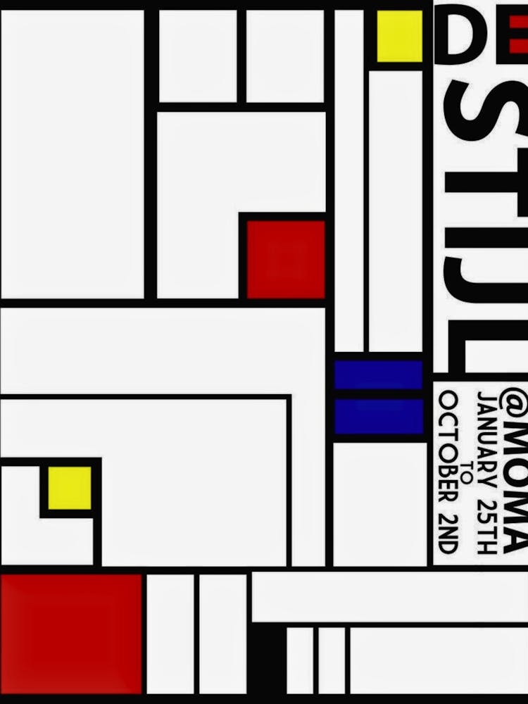De Stijl Design Art Print by WMProduction – Fy!