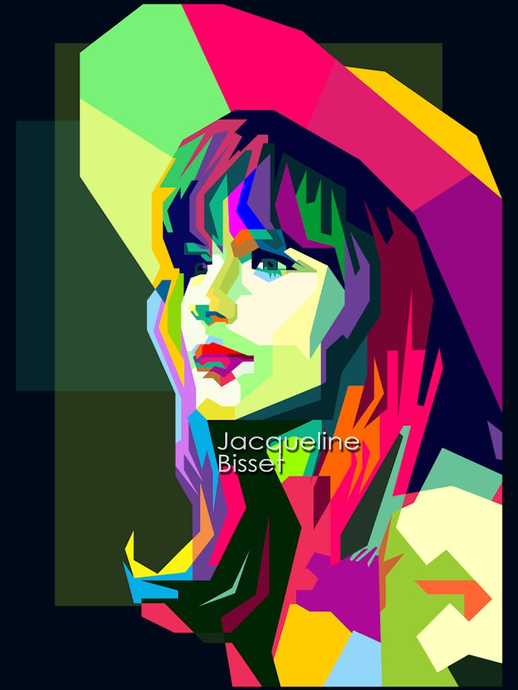 Jacqueline Bisset 60s Hollywood Actress Pop Art Wpap Art Print by ...
