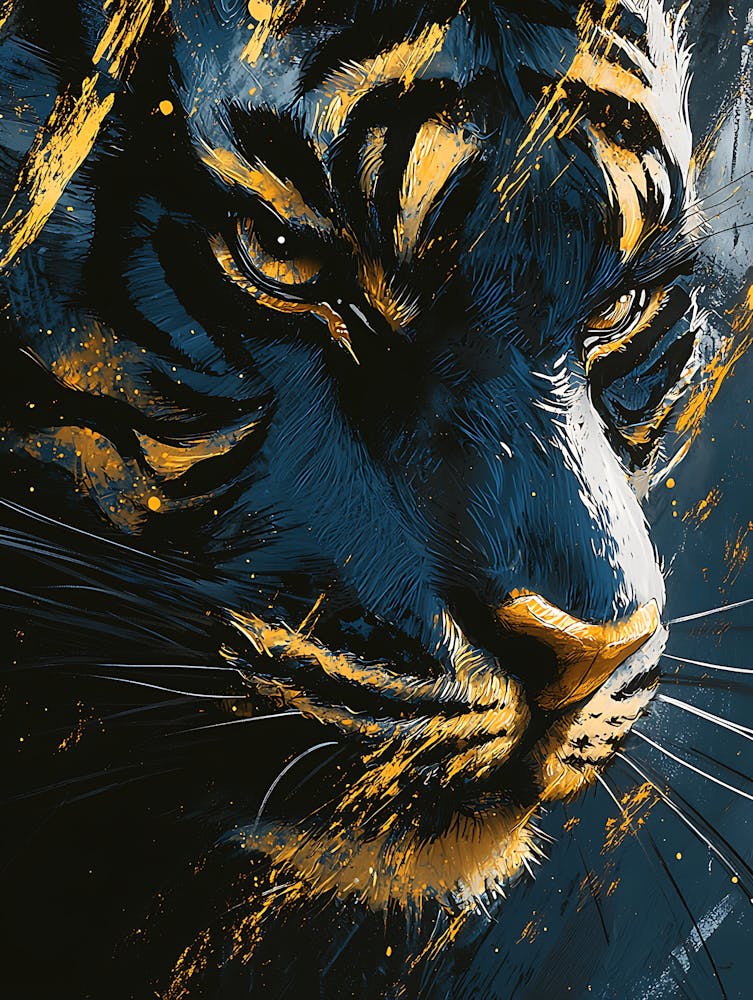 Fantastic Stunning Tiger 1 Art Print by BestArt – Fy!