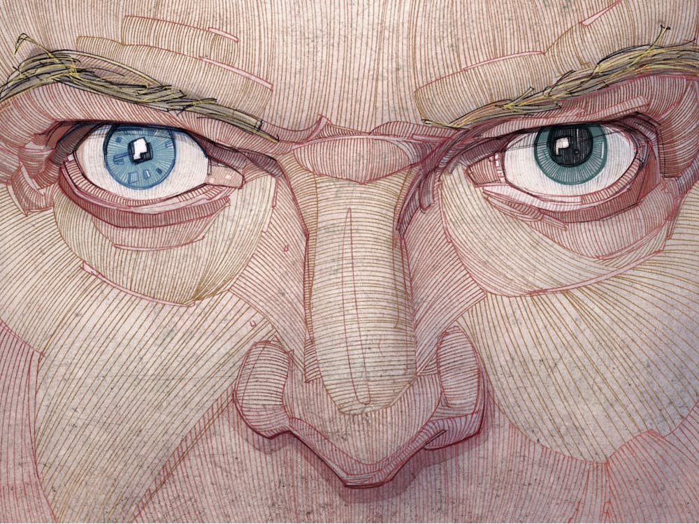 David Bowie Eyes Art Print by Stavros Damos – Fy!