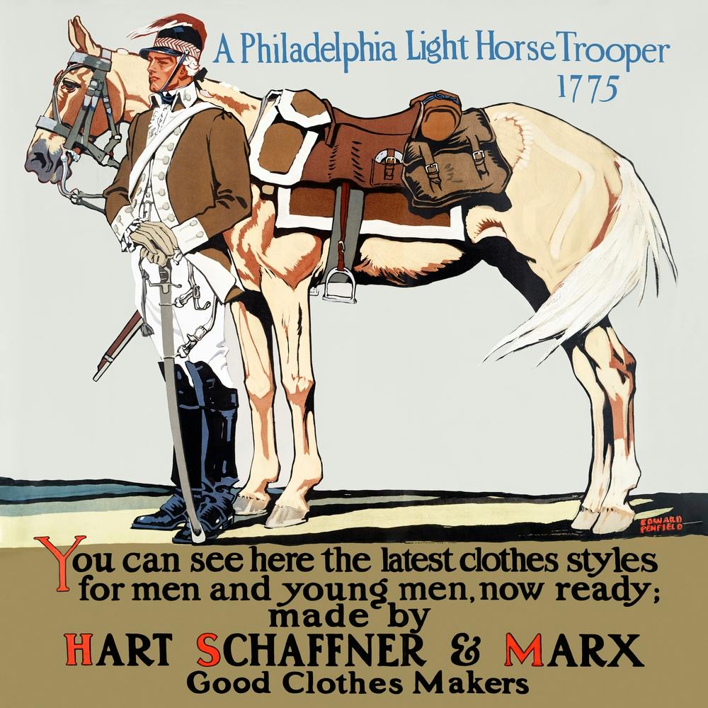A Philadelphia Light Horse Trooper, Edward Penfield Art Print by Fy ...