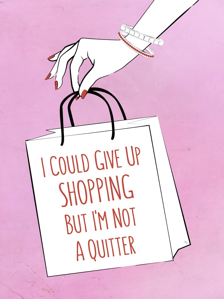 Not Quitter fun quote Art Print by Martina – Fy!