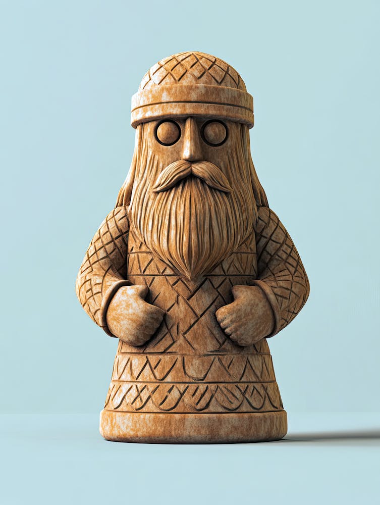 Viking Figurine, Viking's Chess, Tafl Game Art Print by Art-Syndicate – Fy!