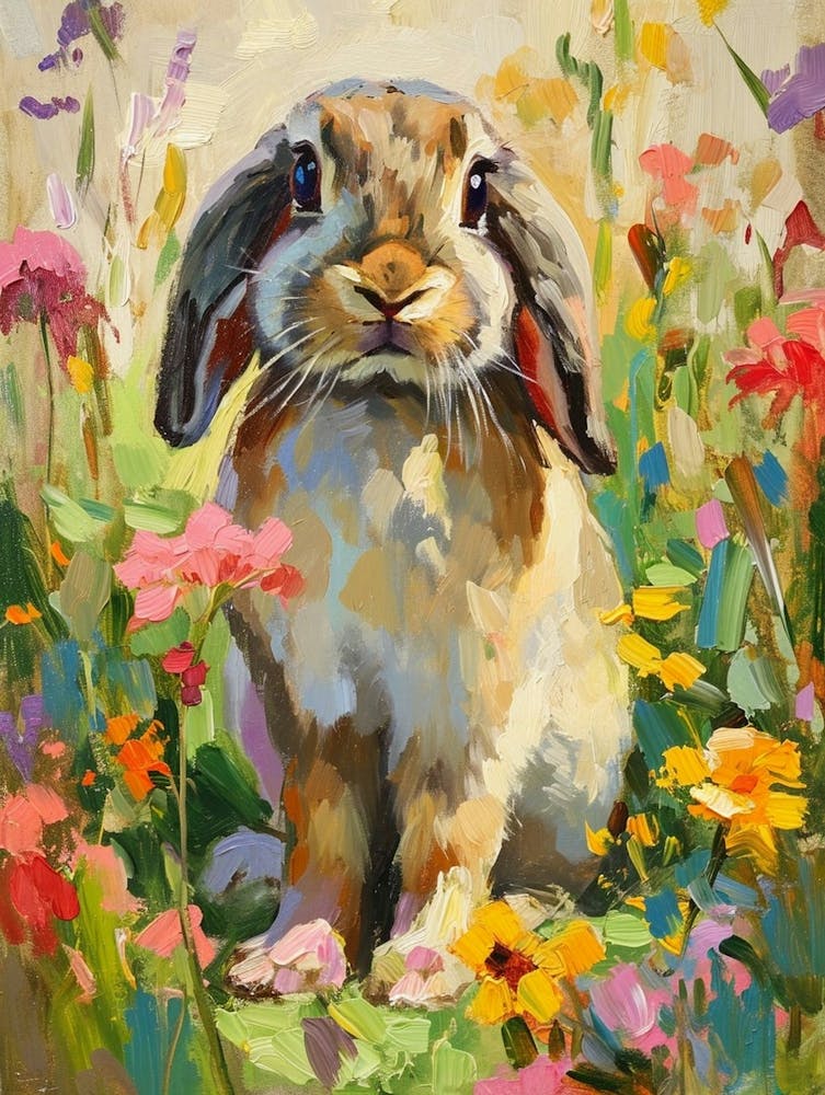 Mini Satan Rabbit Painting 2 Art Print by Ritual Art Prints – Fy!