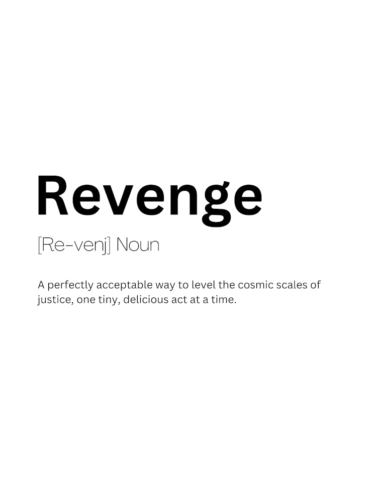 Revenge Definition Meaning Art Print by Kaigozen – Fy!