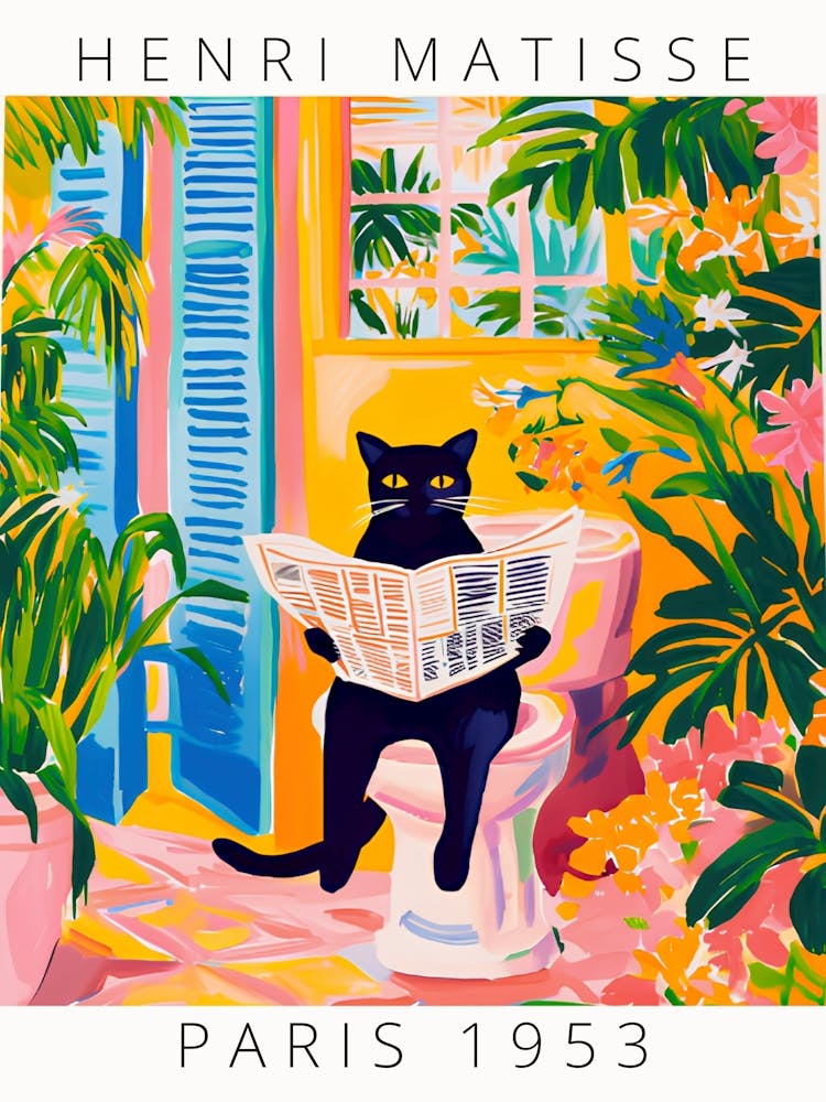 Henri Matisse Paris 1953 1 Art Print by Keily Art Store – Fy!
