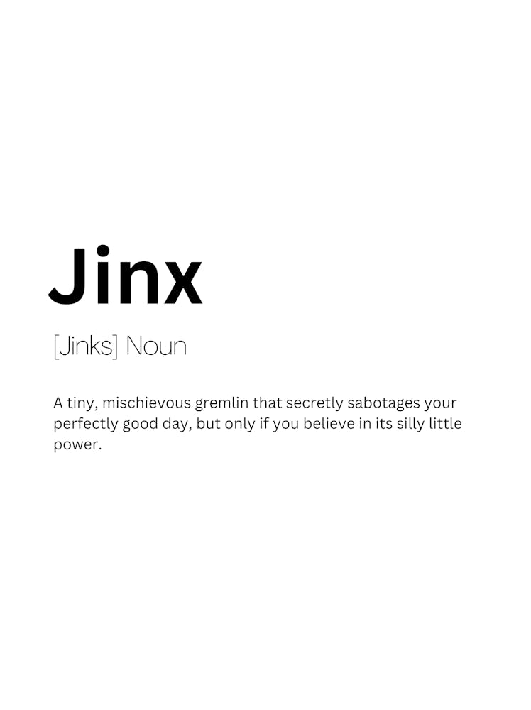 Jinx Definition Meaning Art Print by Kaigozen – Fy!