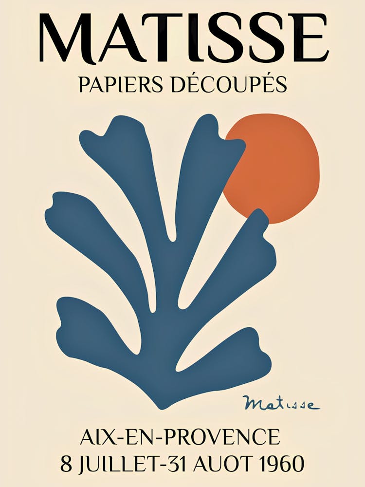 Matisse Papers De Couvert Art Print by Keily Art Store – Fy!