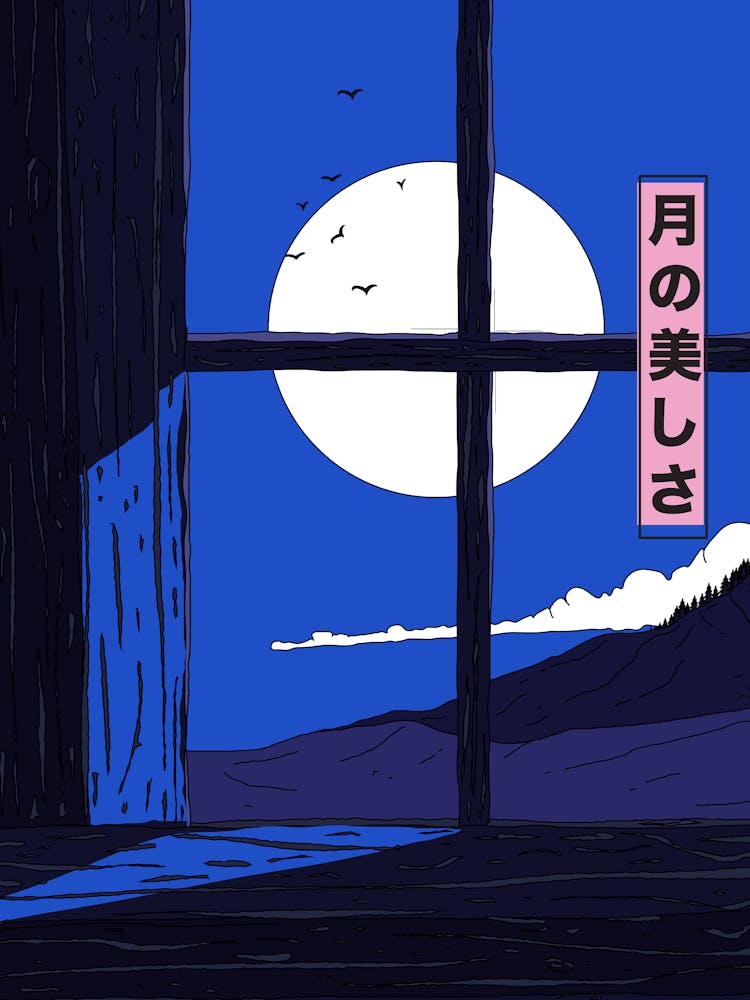 Moonlight Through The Window Art Print by Nicks emporium – Fy!