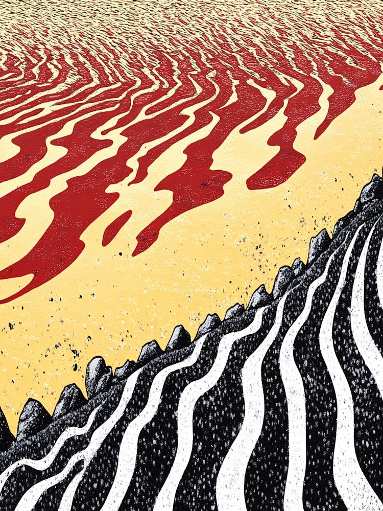 Sand And Fire Art Print by ThatWorksMedia – Fy!