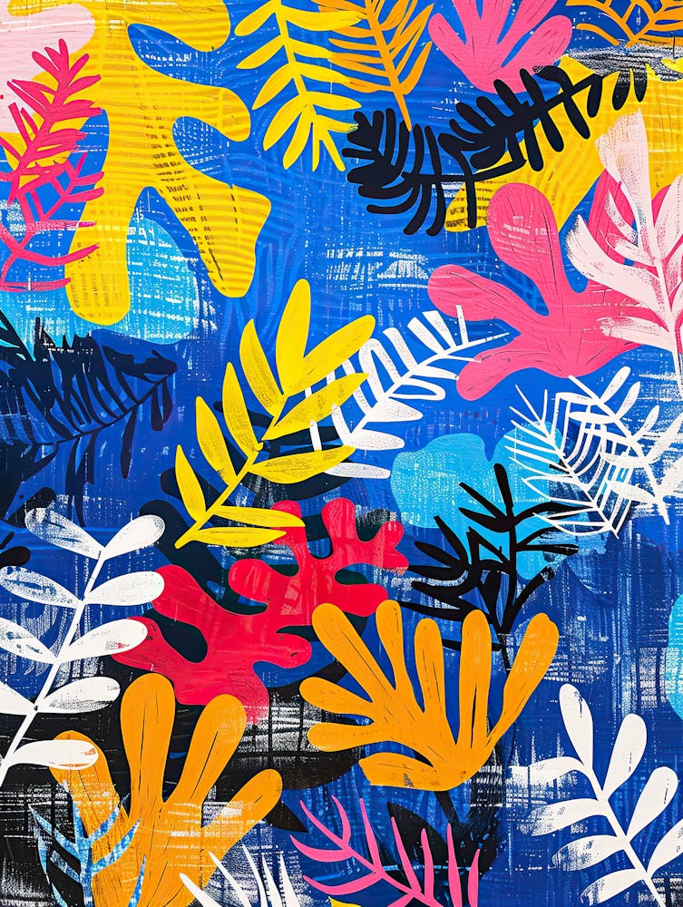 Solar Foliage Matisse Style Art Print by Bauhaus-Syndicate – Fy!