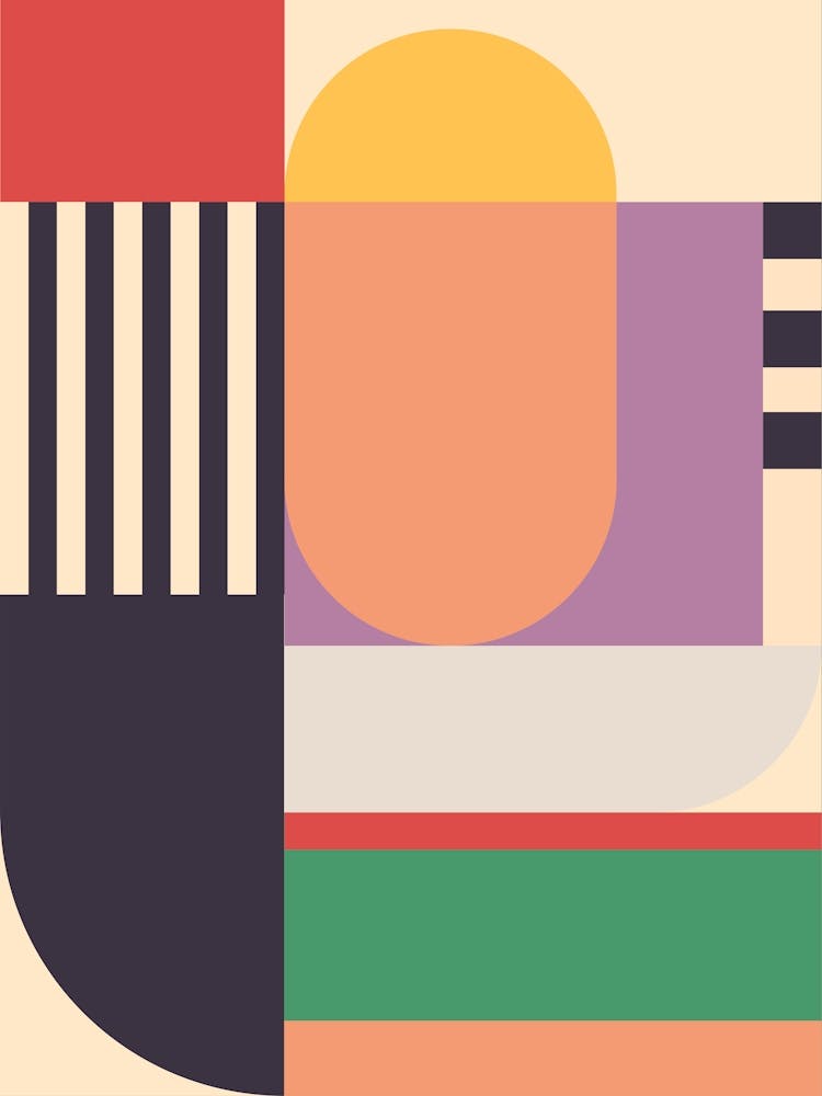 Geometric Abstraction 020 Art Print by Gaite – Fy!