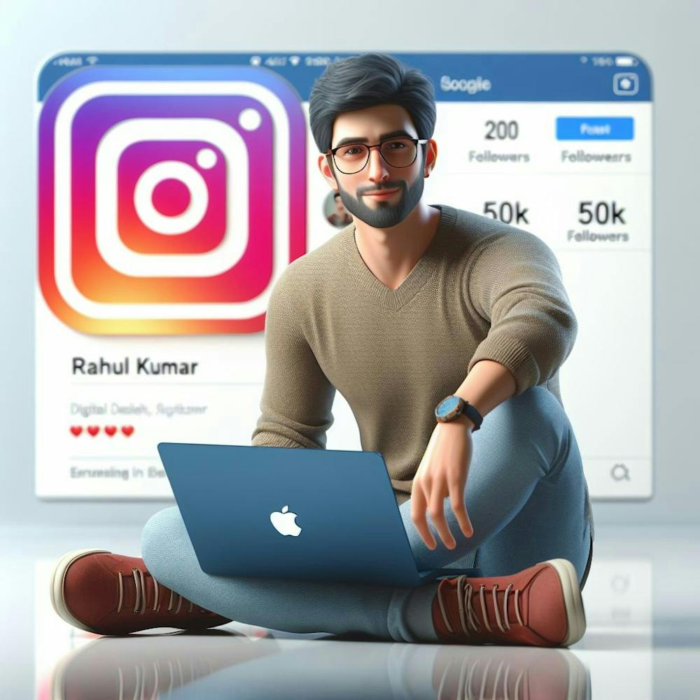 Instagram Man Art Print by Rahul – Fy!