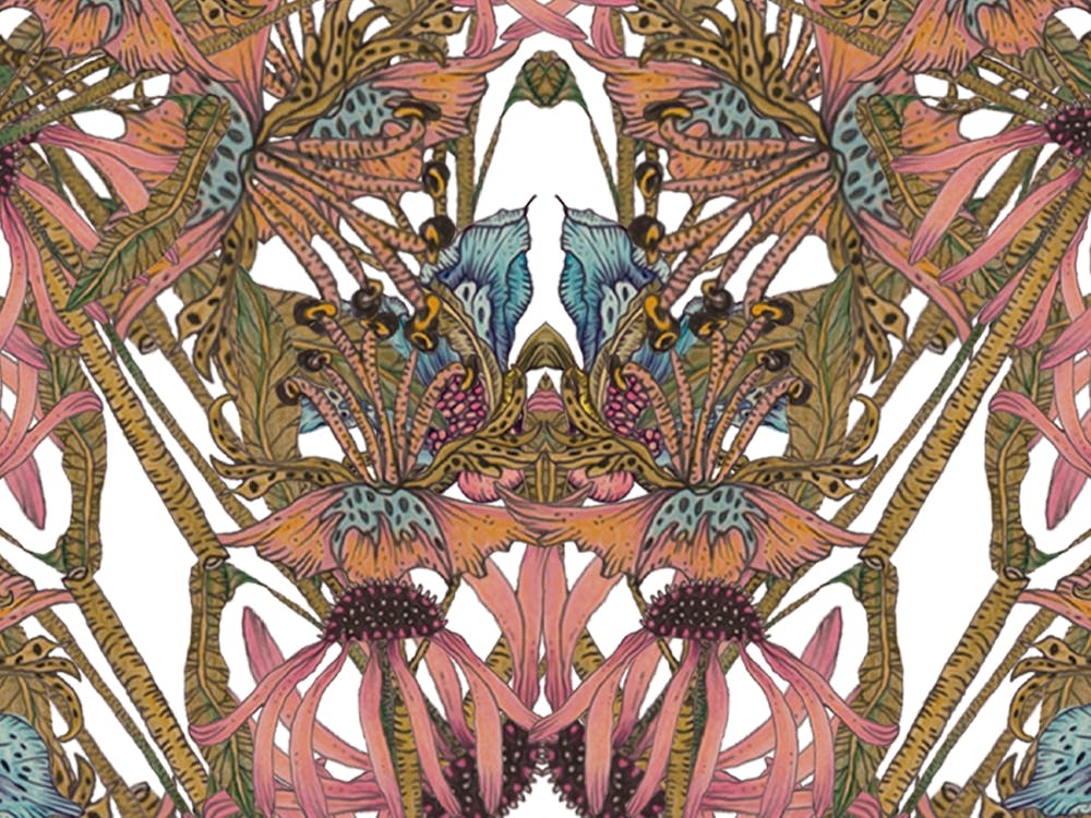 Art Nouveau Garden II Art Print by Victoria Watt – Fy!