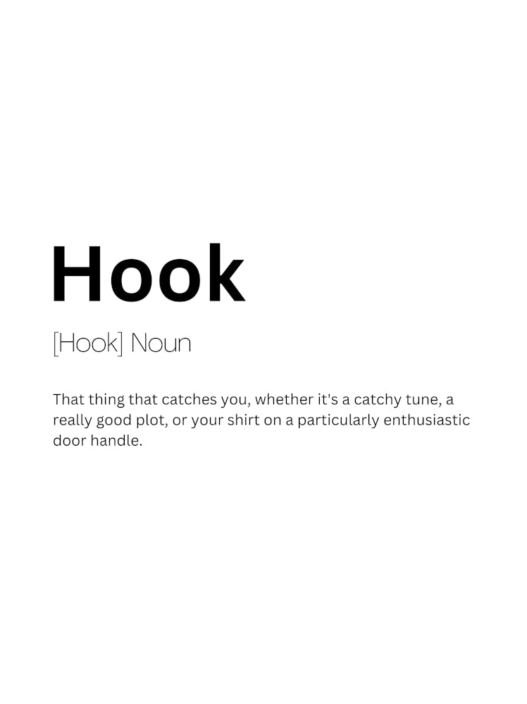 Hook Definition Meaning Art Print by Kaigozen – Fy!