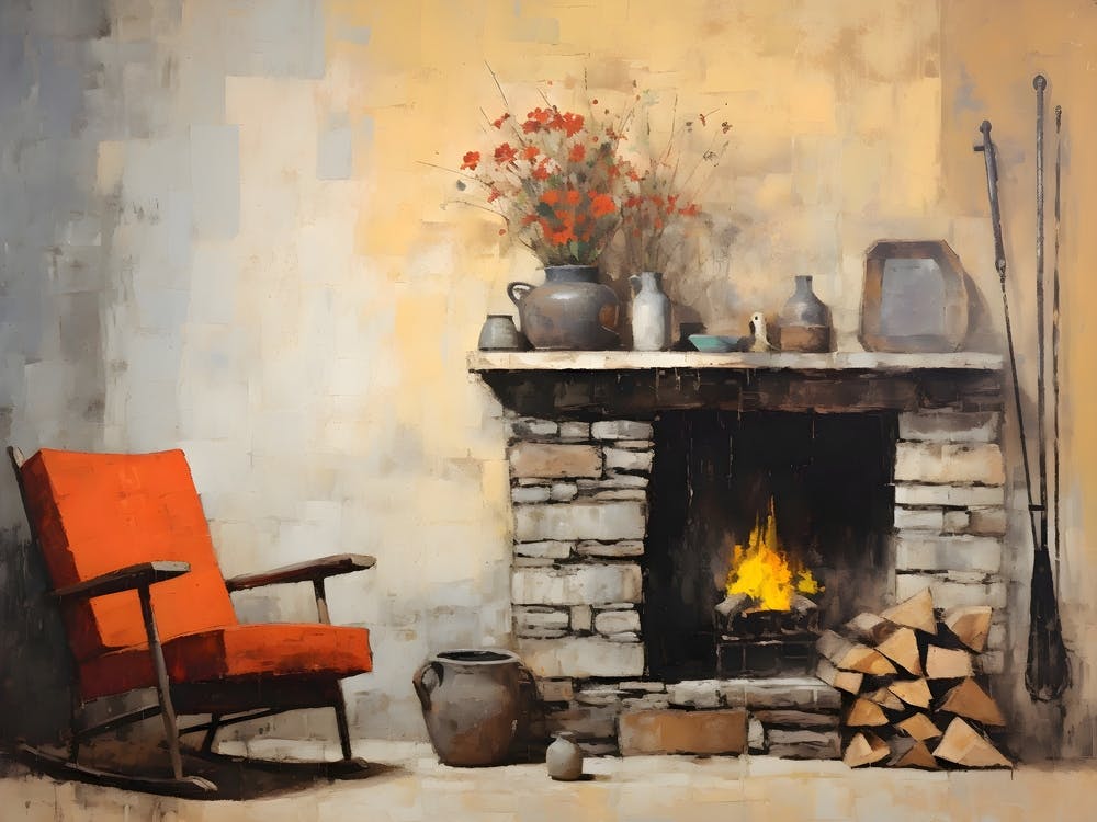 Old Stone Farm Warm Tones 10 Art Print by S.K. Coghlan – Fy!