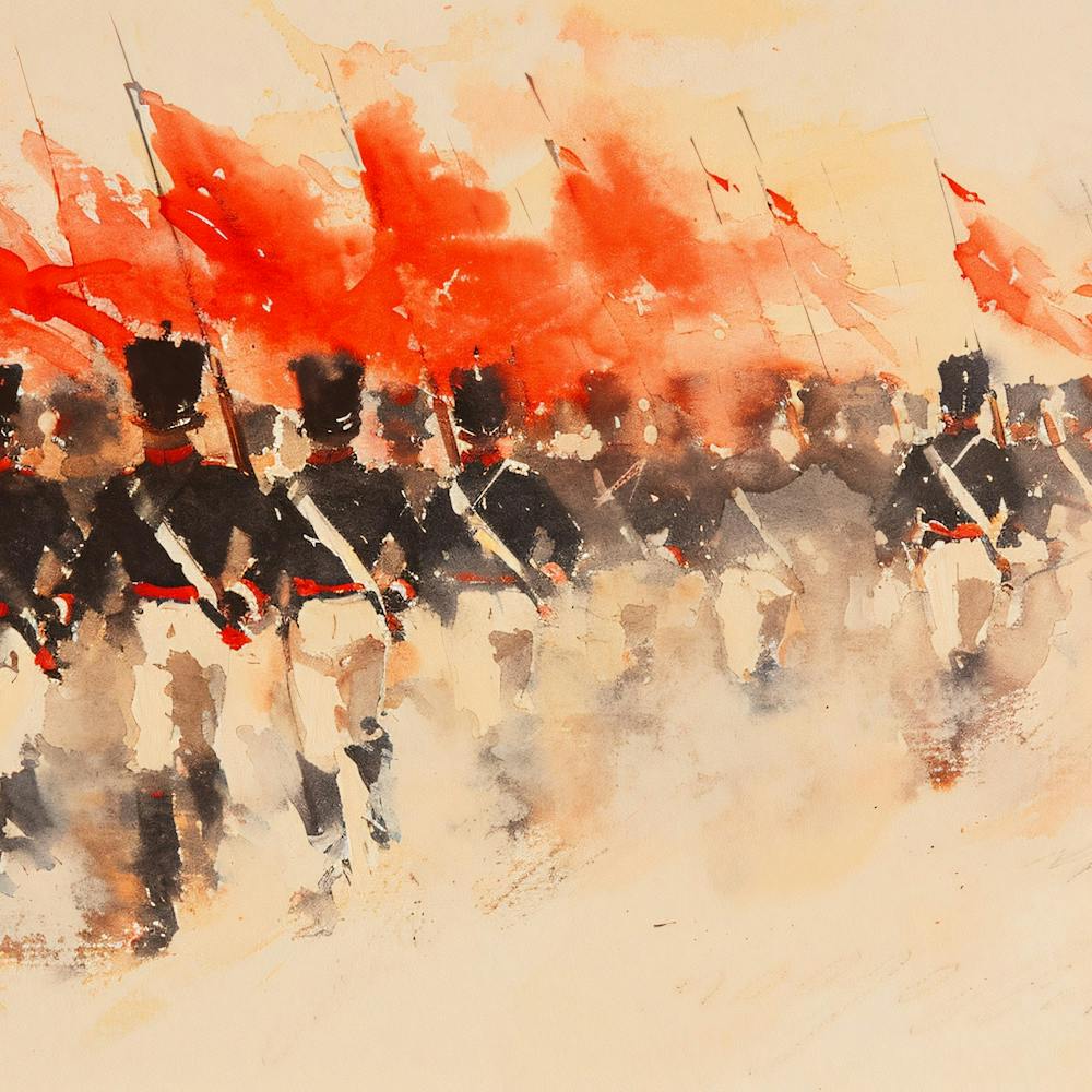 British Army March Art Print by ThatWorksMedia – Fy!