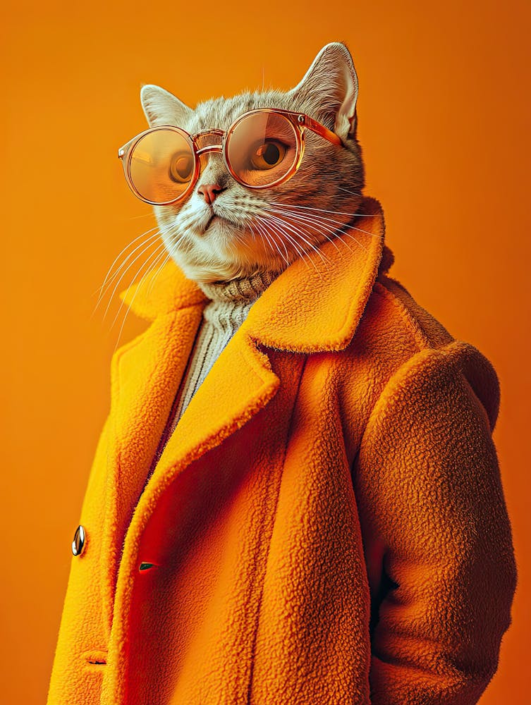 The Trendsetter Tabby Art Print by Art-Syndicate – Fy!