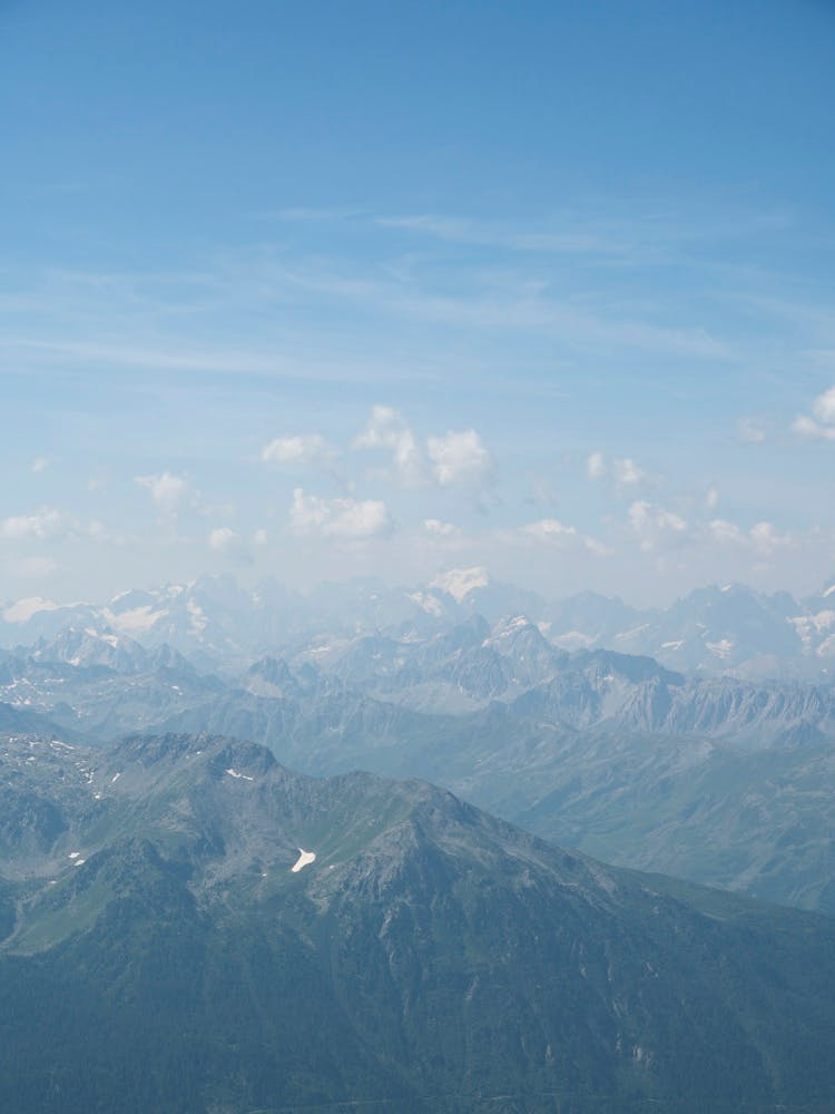 Cime de Carron at 4000 meter high overlooking the french alps - France ...