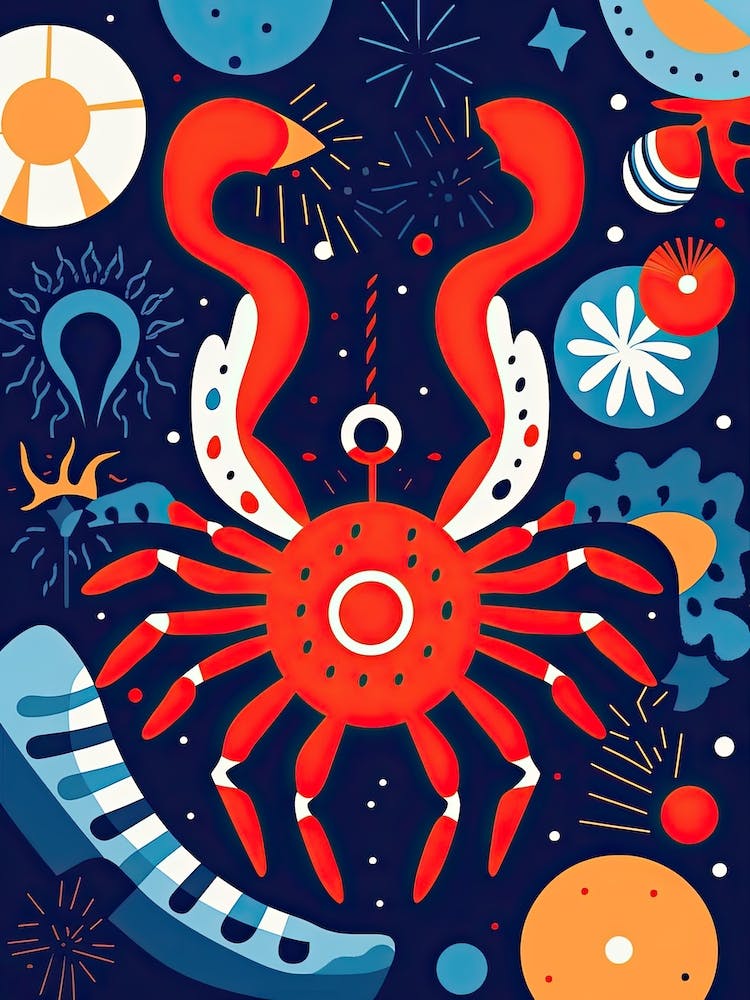 Scorpio Illustration Zodiac Star Sign 2 Art Print by Stellar Prints – Fy!