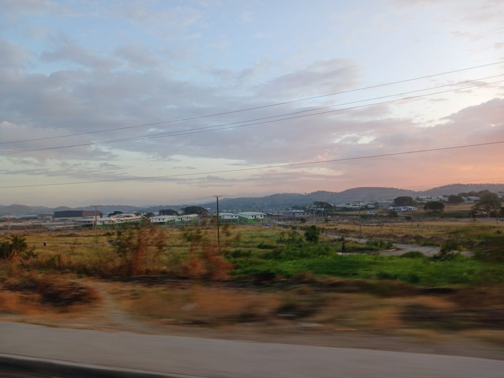 Sunset From A Train Window Art Print by KayPee – Fy!