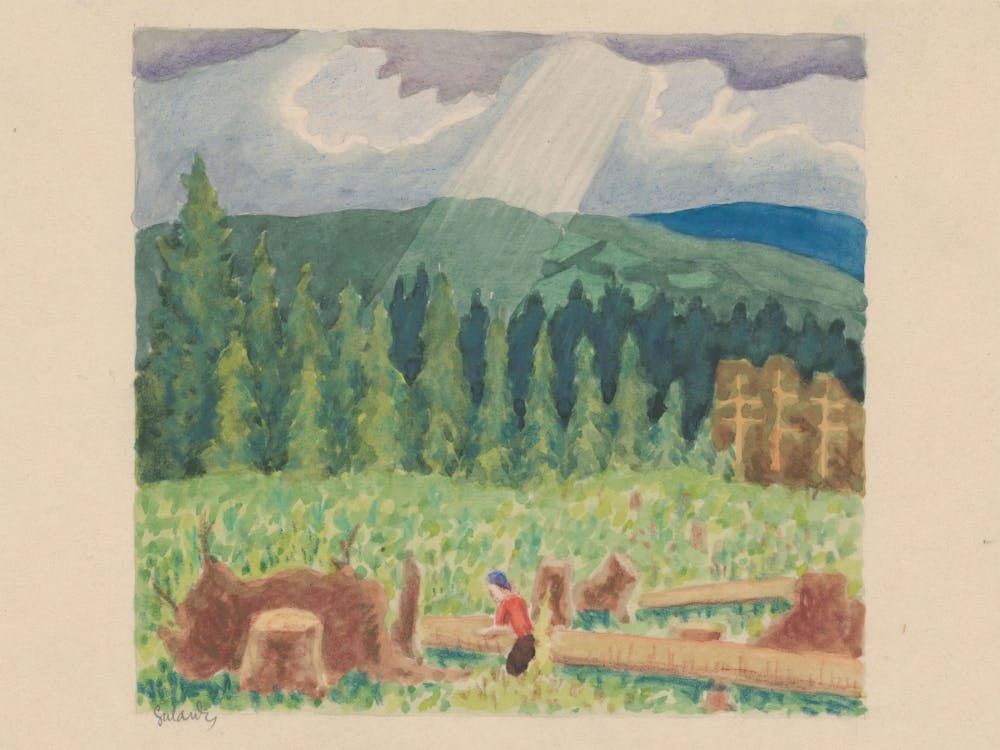 Logging Site, Mikuláš Galanda Art Print by Fy! Classic Art Prints and ...