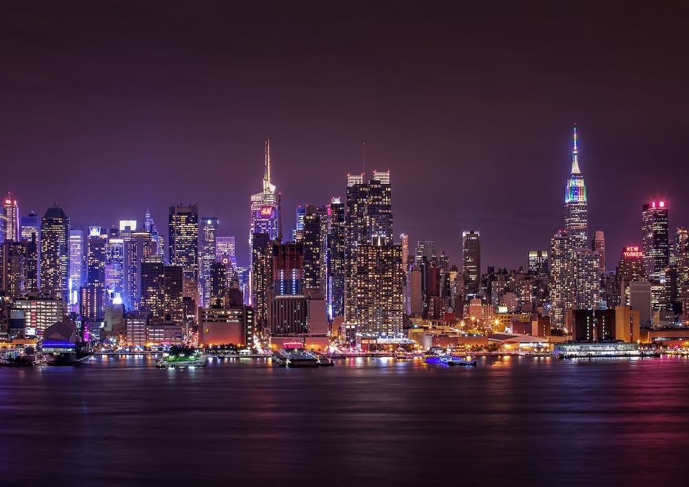 New York City Manhattan Panorama Art Print by Michael Adamek – Fy!