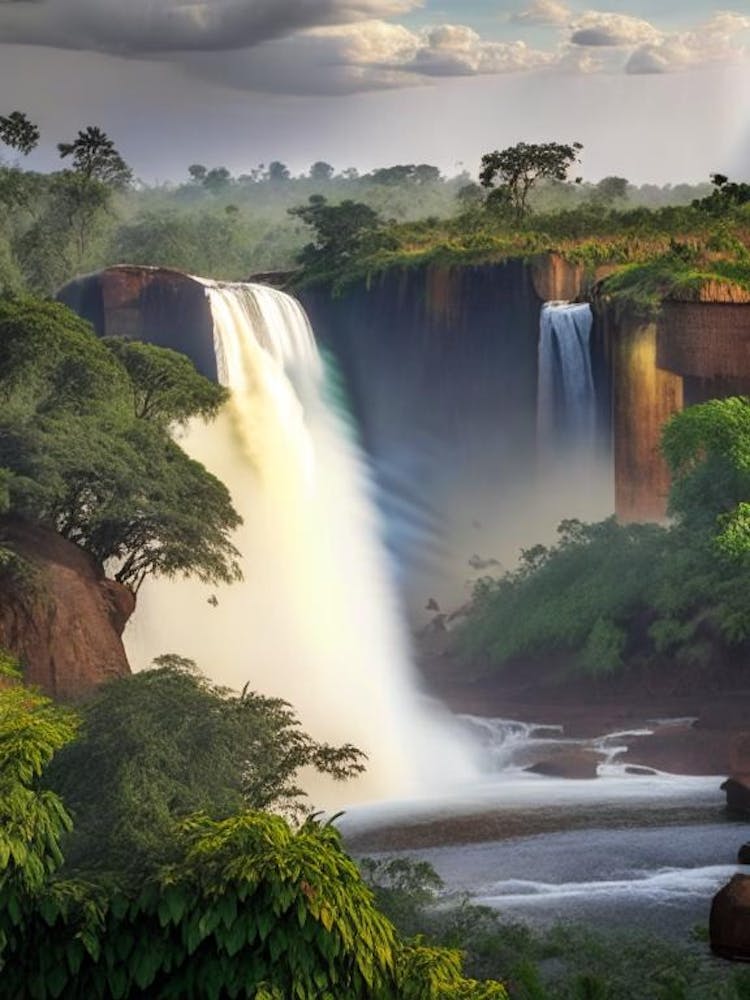 Murchison Falls, Uganda Realistic Photograph (1) Art Print by Rippling ...