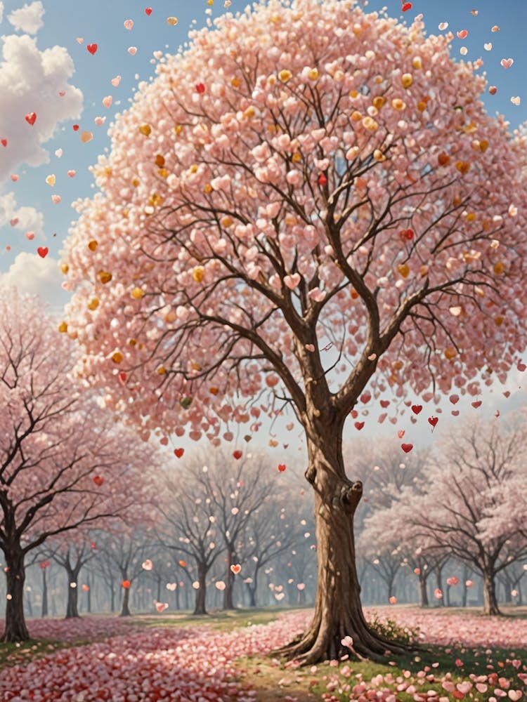 Trees Of Love Art Print by Daydream Pacific – Fy!