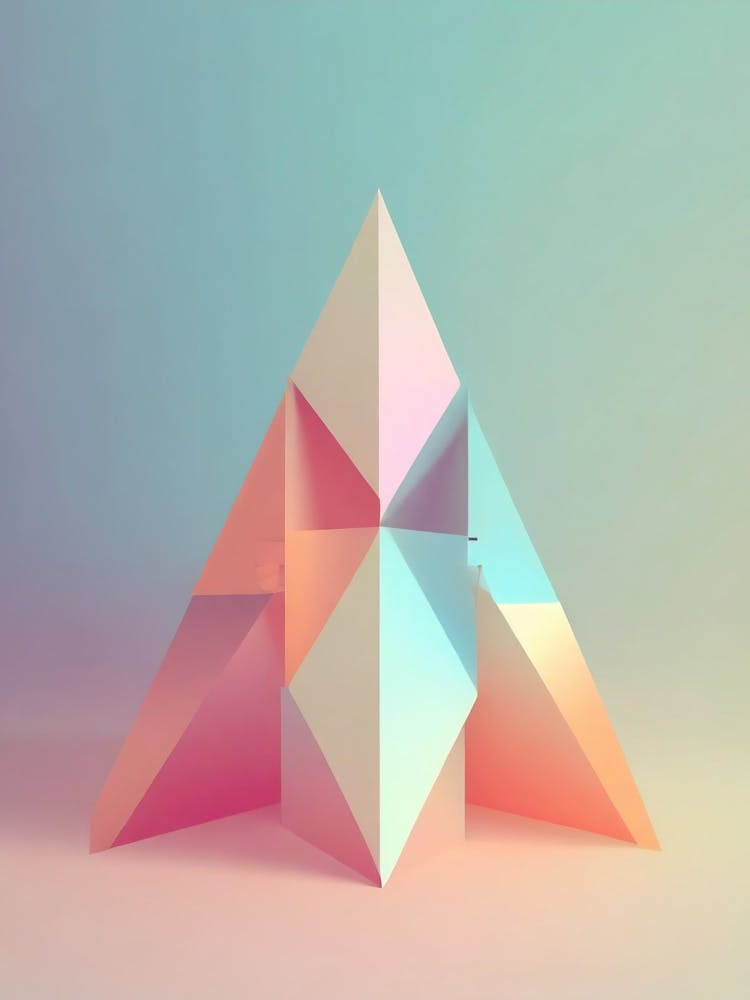 Geometric Triangle Art Print by Art Boutique – Fy!