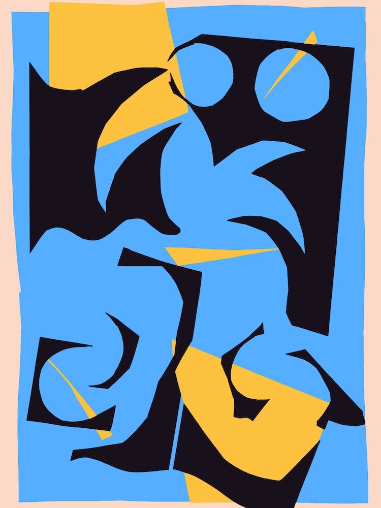 Digital Shapes Art Print by Studio Colourbox – Fy!