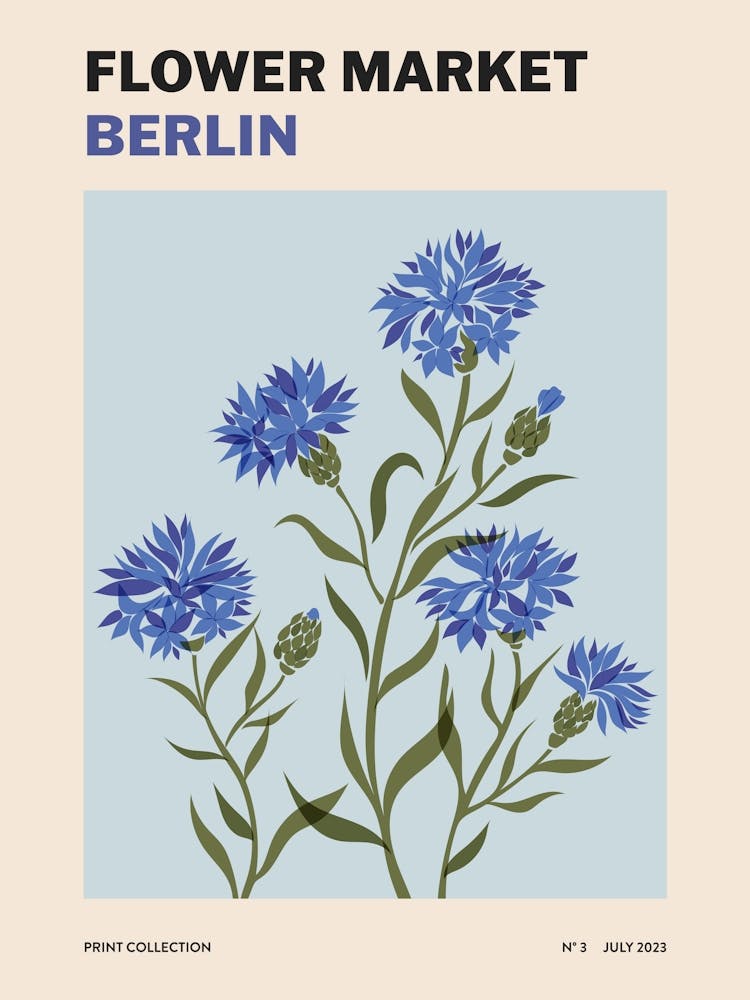 Berlin Flower Market Art Print by Fleur Folk – Fy!