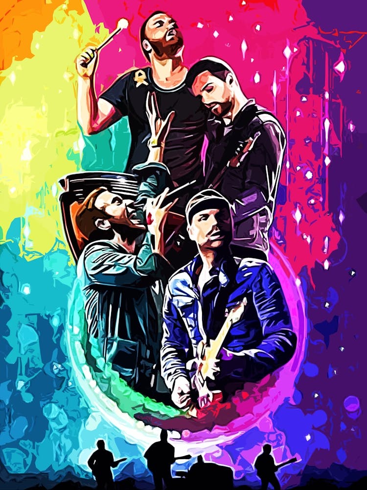 Coldplay band music 1 Art Print by music soul – Fy!