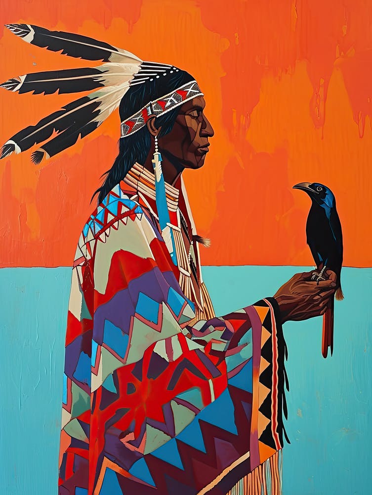 Cherokee Charms In Geometry ! Native American Art Art Print by Art ...