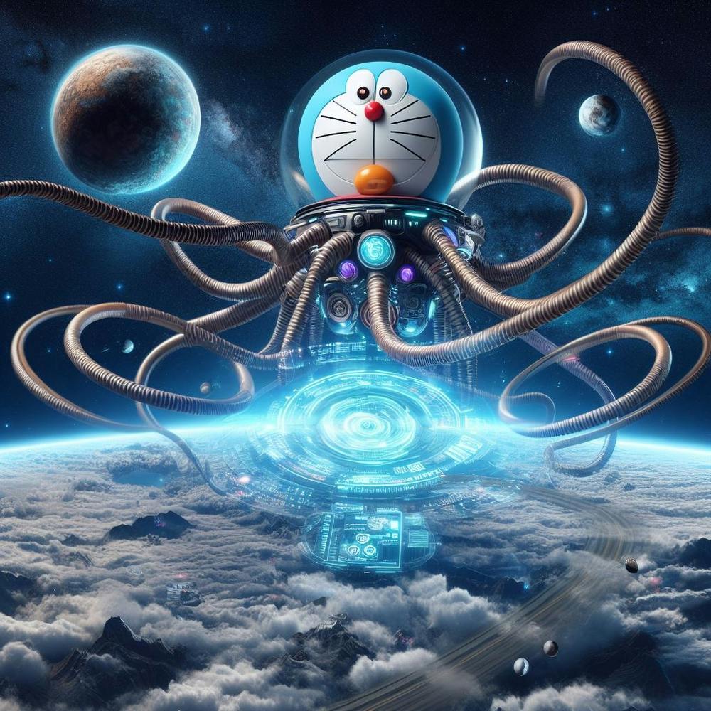 Alien Doraemon Art Print by Uricase – Fy!