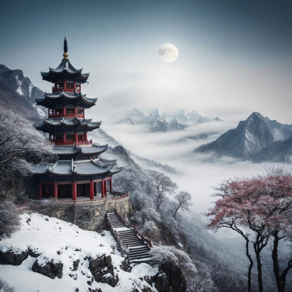 Asian Pagoda Art Print by Salami99 – Fy!