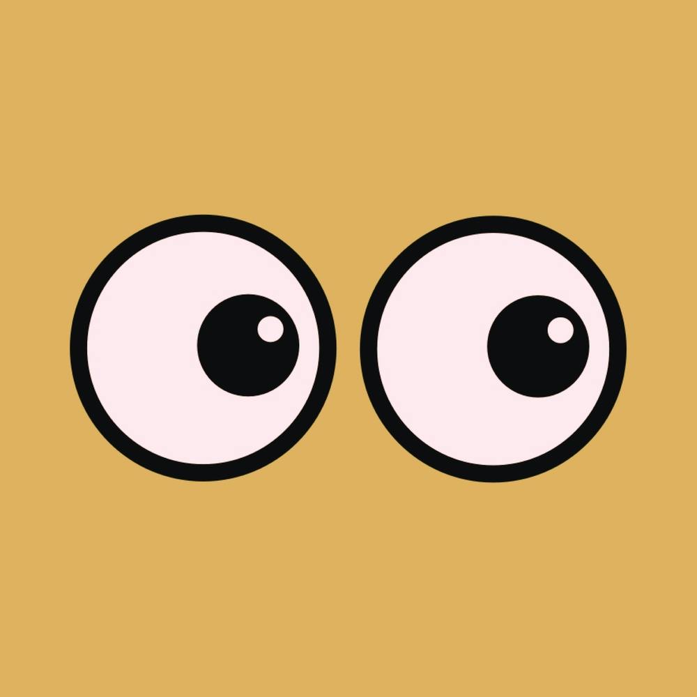 I See You Eyes Mustard Yellow Art Print by Trendy Wendy – Fy!