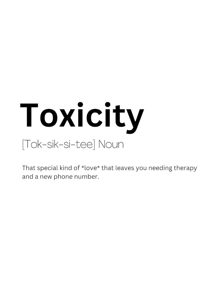 Toxicity Definition Meaning Art Print by Kaigozen – Fy!
