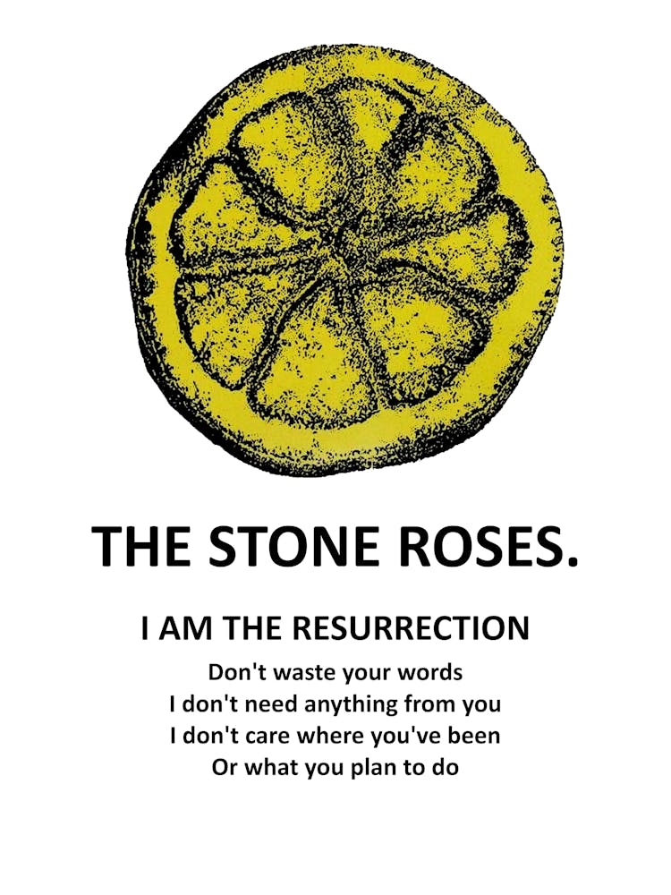 Stone Roses I Am The Resurrection 1 Art Print by music soul – Fy!
