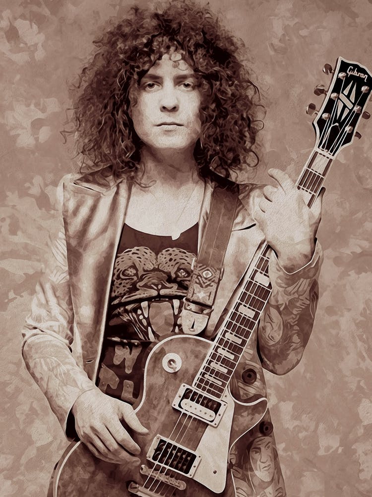 Marc Bolan Music Legend 2 Art Print by Andika Bahtiar – Fy!