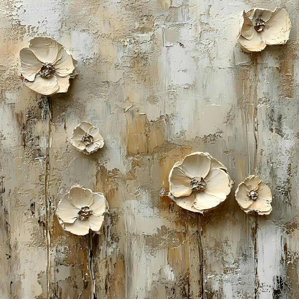 Earthy Tones Flowers 10 Art Print by S.K. Coghlan – Fy!