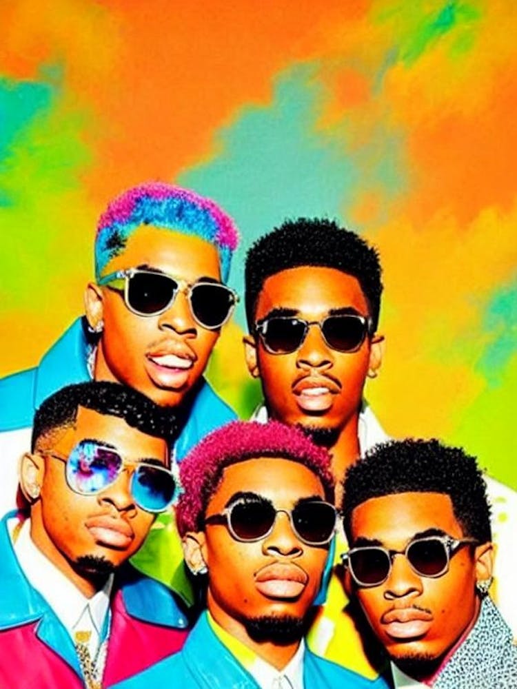 Migos Colourful Pop Art Art Print by The Music Lab – Fy!