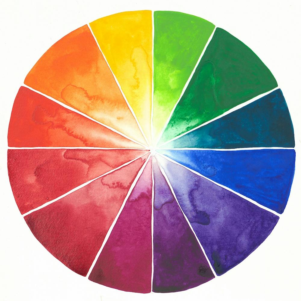 Magic Color Wheel Square Art Print by Gold Fever – Fy!