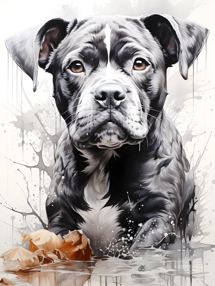 Contemporary Bulldog Art Print by Gutyz Designs – Fy!