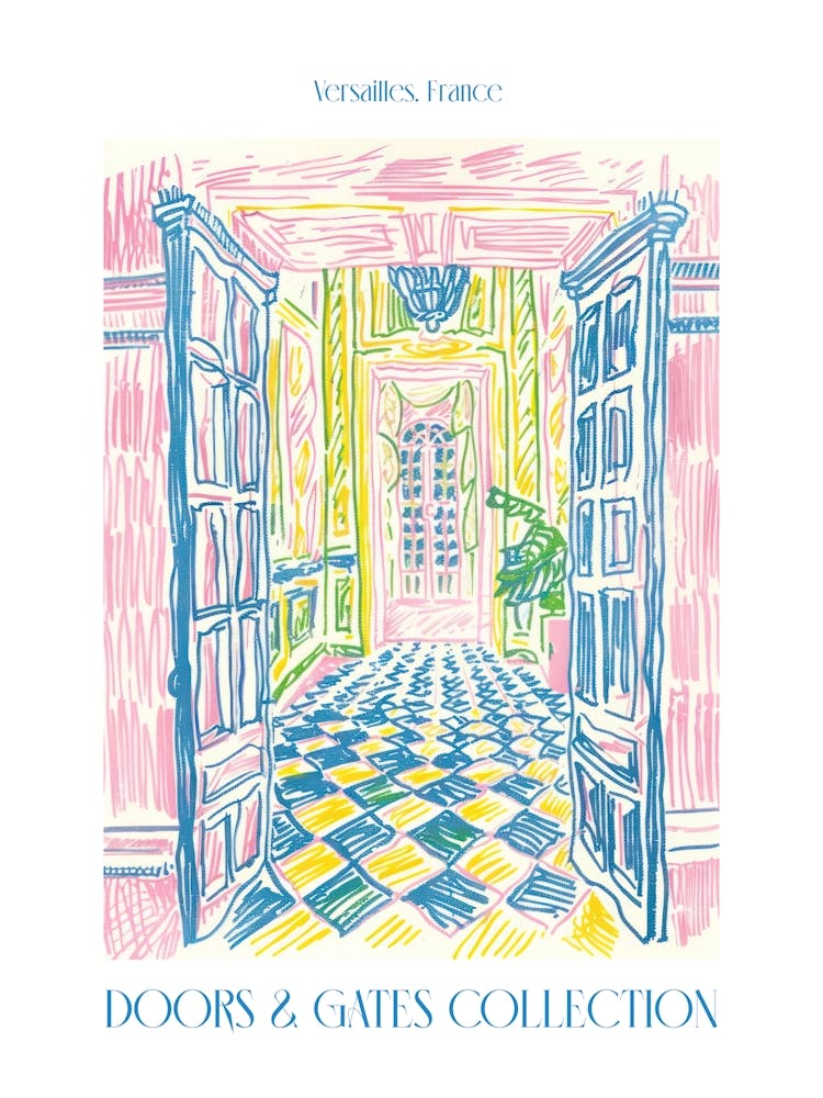 Doors And Gates Collection Versailles, France 8 Art Print by Urban ...