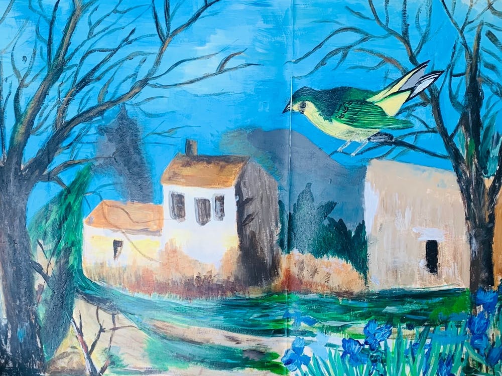 Dancing Bird In The House Art Print by Sidra Ashfaque – Fy!