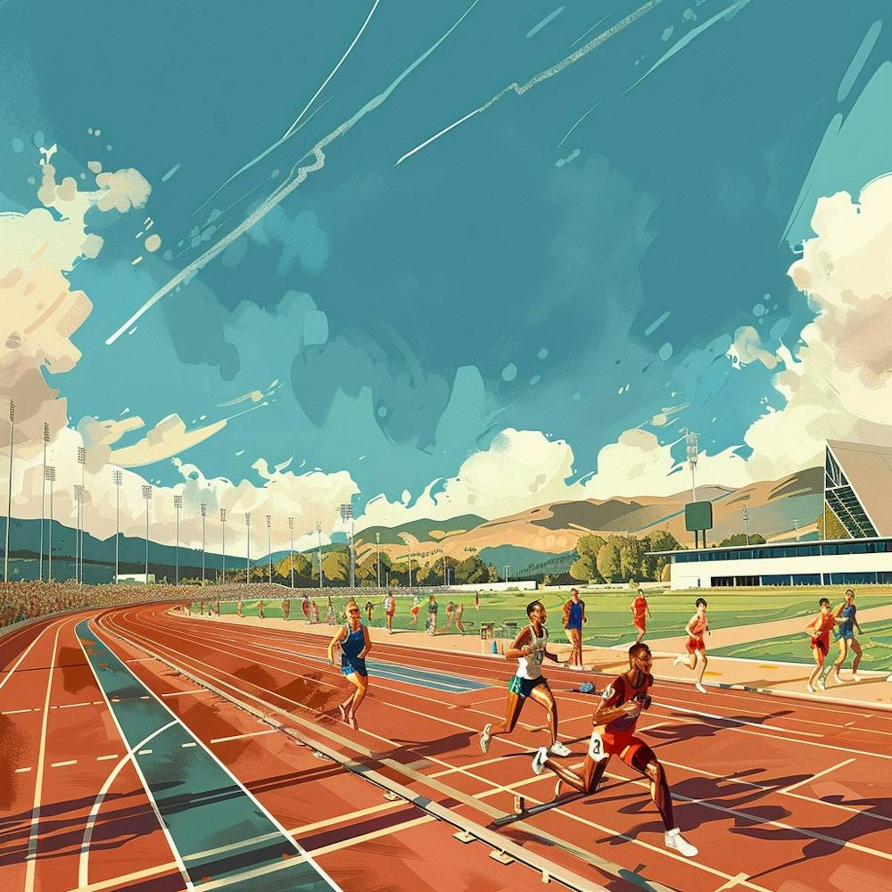 Track And Field Art Print by ThatWorksMedia – Fy!